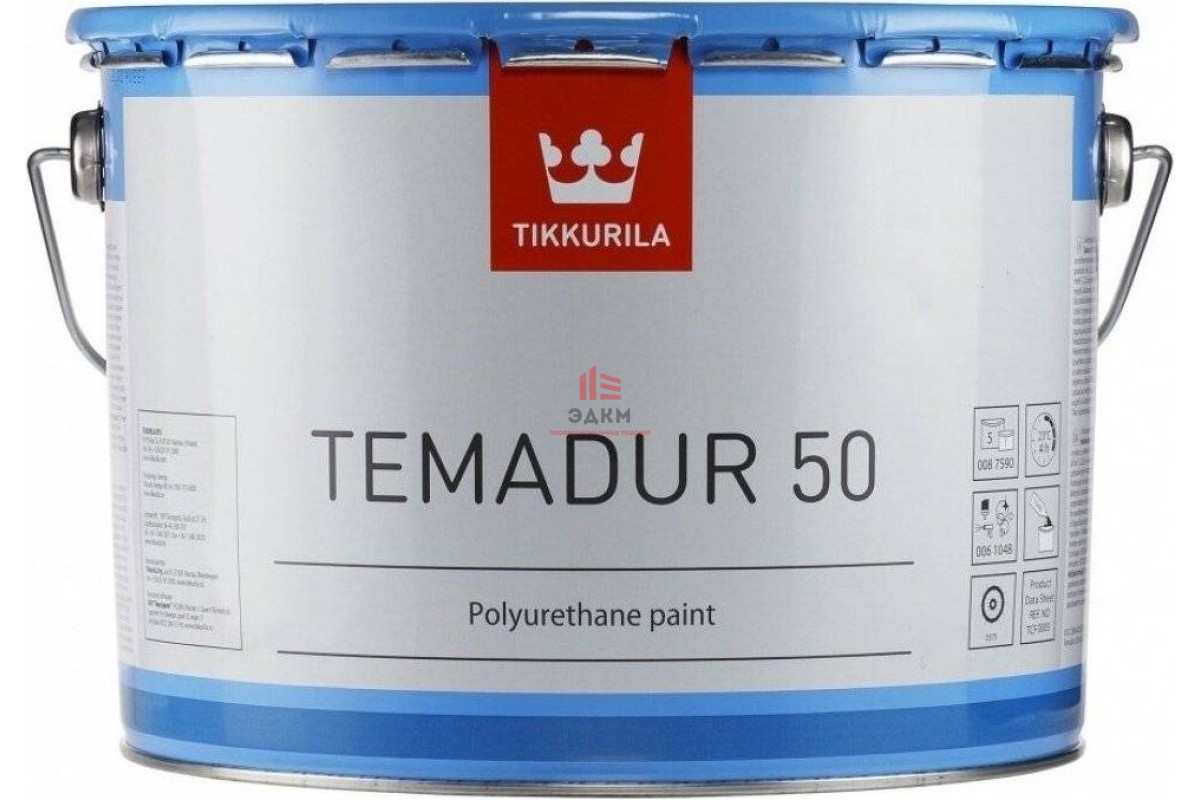 Tikkurila Temadur 50 / Тиккурила Темадур 50 двухкомпонентная ...