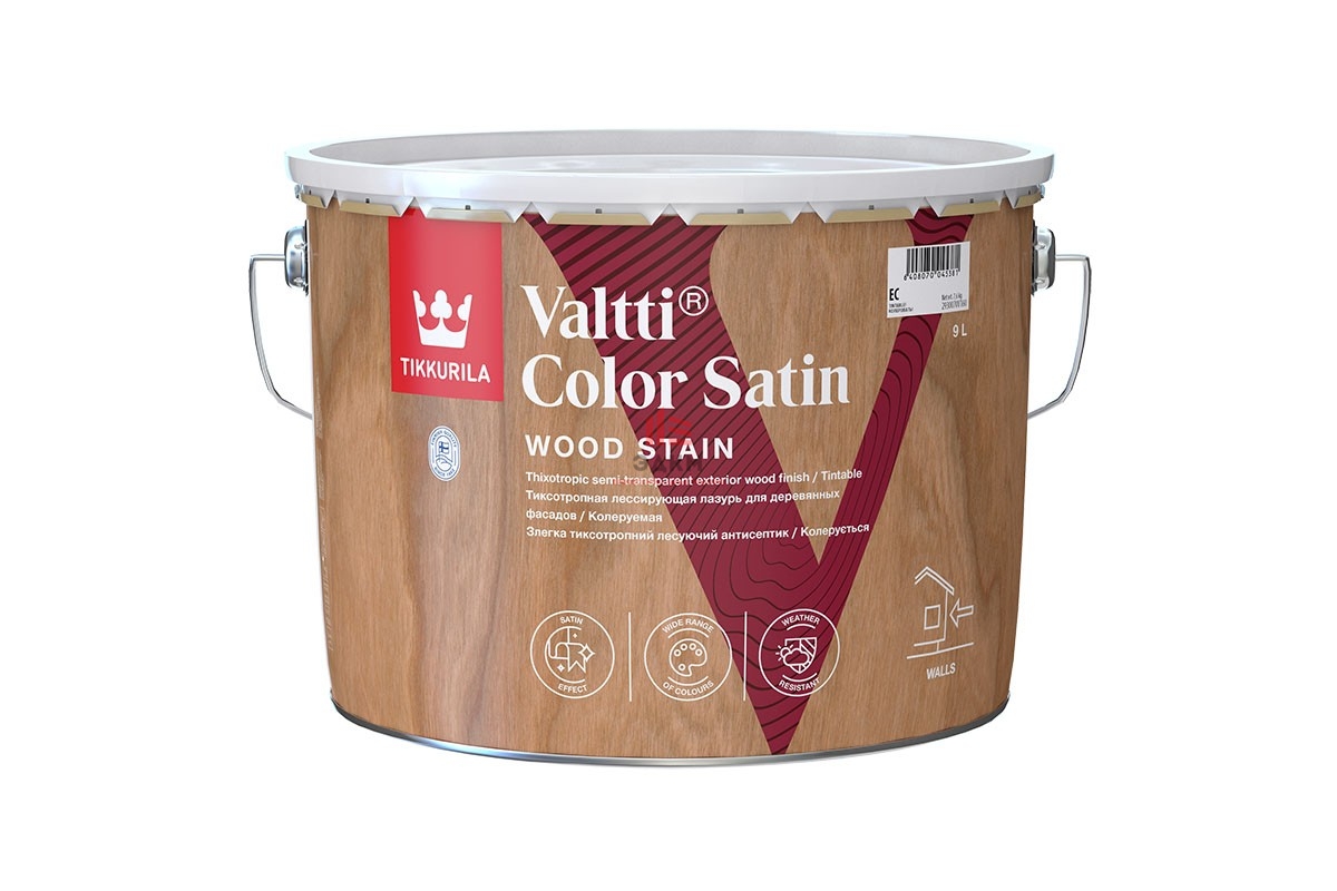Tikkurila Valtti Color Satin / Тиккурила Валтти Колор Сатин лессирующий ...