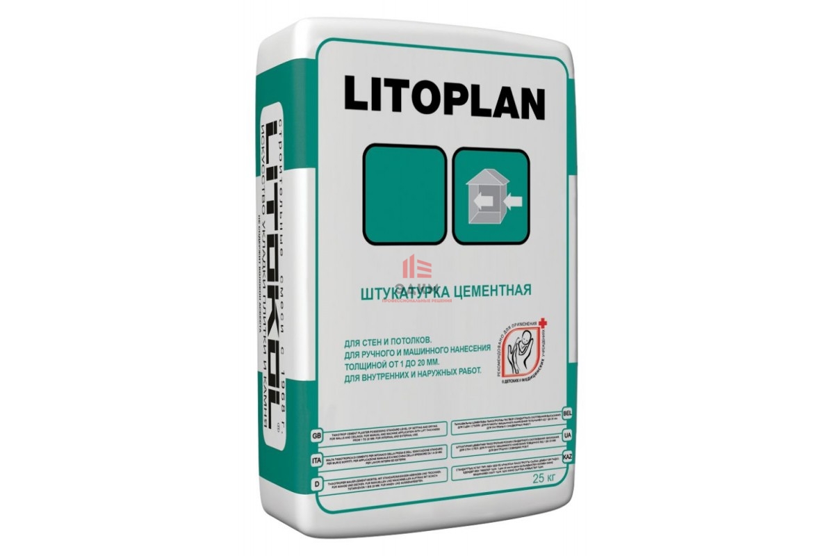 Litokol Litoplan / Литокол Литоплан штукатурка цементная 25 кг купить в Москве в интернет ...