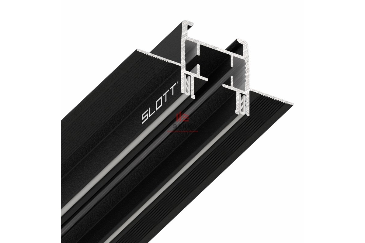 КАРНИЗНЫЙ ПРОФИЛЬ SLOTT MOTION. черный 3м купить в Москве в интернет ...