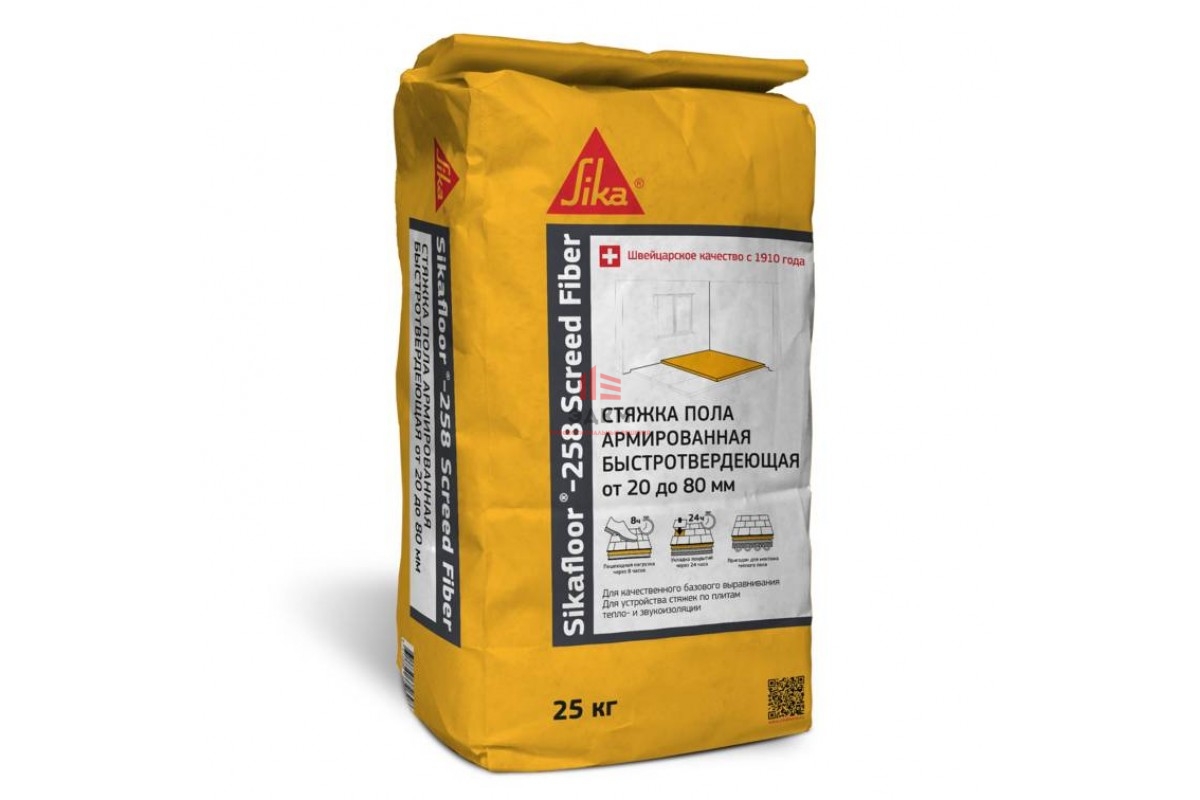 Sika Sikafloor 258 Screef Fiber / Сика стяжка для пола армированная 25 ...