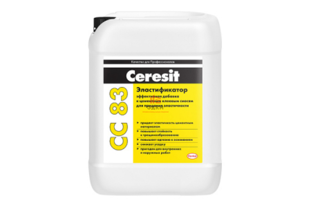 Ceresit CC 83 / Церезит эластификатор для клеев и смесей 5 л купить в Москве в интернет-магазине ...